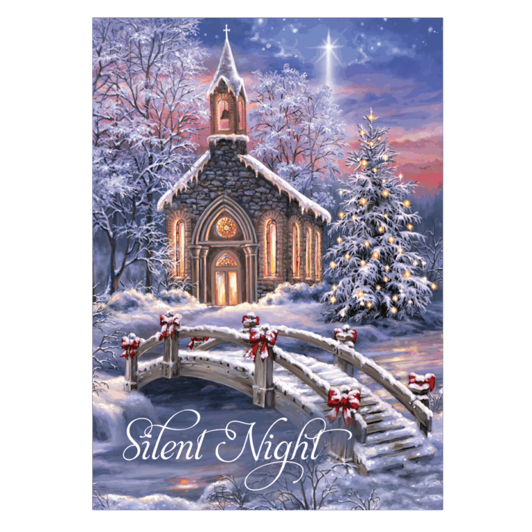 Christmas Greetings 2025: Silent Night (Pack of 12) - Guideposts